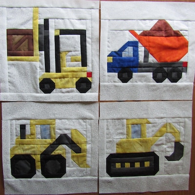 PDF Quilt Block Pattern Locomotive Vehicle Quilt - Etsy