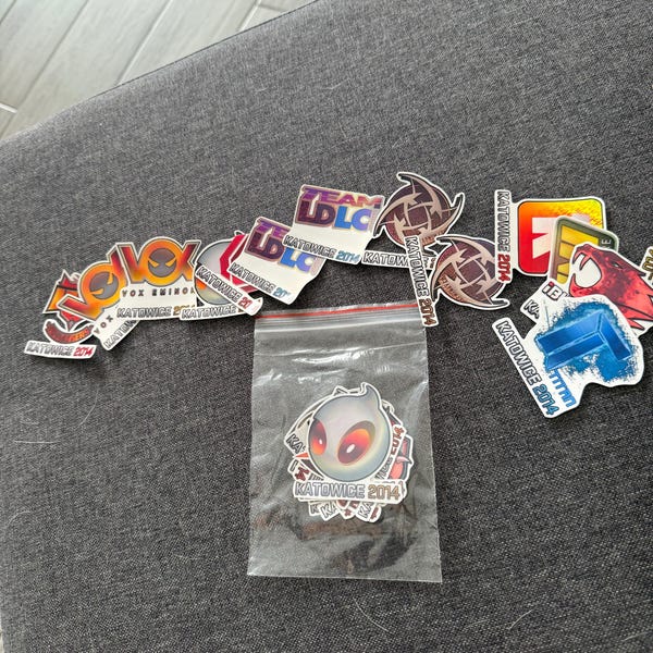 Katowice 2014 Stickers CSGO in Real Life Set - Counter Strike 2 ...