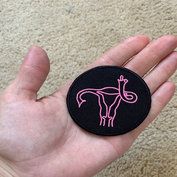 Feminist Patches - Iron on Patch - Uterus - Enamel Pins - Embroidered ...