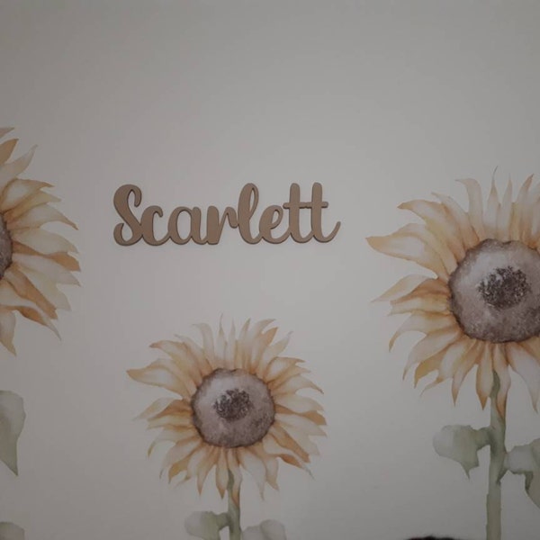 MDF Wooden Name | Laser Cut MDF 3MM | Wood Name | DIY Name | Raw Mdf ...