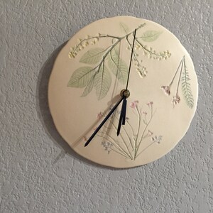 Ceramic Serving Platter Hazel Branches, Botanical Art, Handmade ...