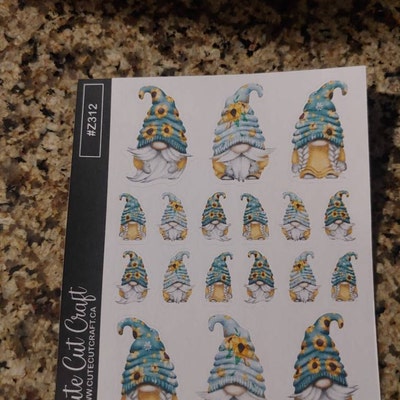 Gnome Planner Stickers Watermelon Truck Gnomes - Etsy
