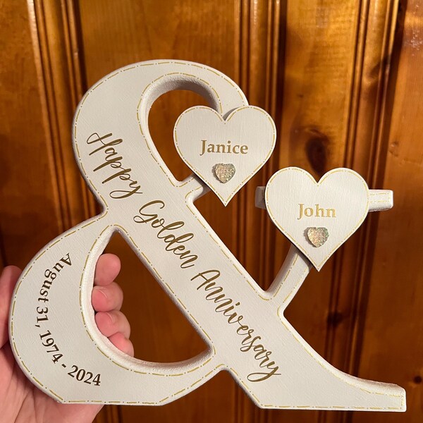 Anniversary Date Sign, 25th Anniversary Gifts for Wife 25 Years ...