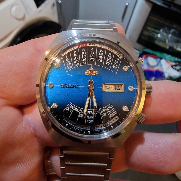 Mens Watch Orient KD King Diver Yellow Dial Watch Automatic Japan - Etsy