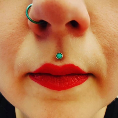 Bioflex Lip Ring Opal, Lip Jewelry, Medusa Piercing Jewelry, Monroe ...