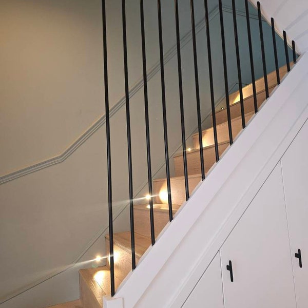 Wrought Iron Solid Stair Spindles - Etsy