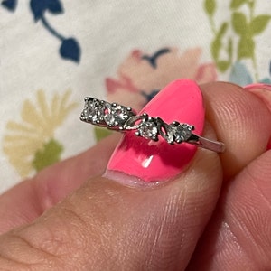 3mm Half Eternity Band Ring Invisible Princess Cut Simulated - Etsy