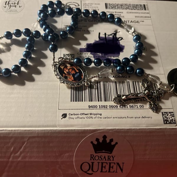 Personalized First Communion Rosary, Girl Rosary, Custom Engraved Name ...