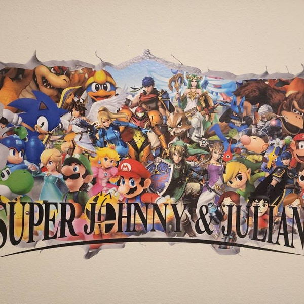 Mario Bros Pack Stickers Wall Decal Wall Mural Stickers Design ...