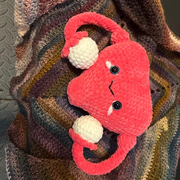 Anatomical Uterus Crochet Pattern! PATTERN ONLY Instant DOWNLOAD ...