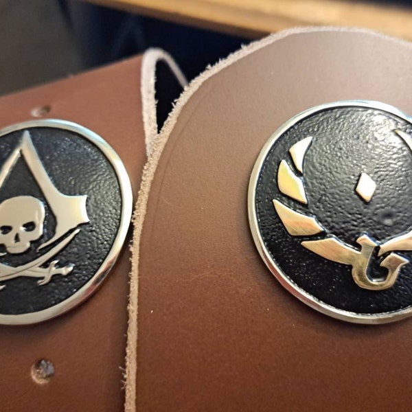 Custom Conchos, Handcrafted, Rich and Deep Hand Engraving, Add Your ...