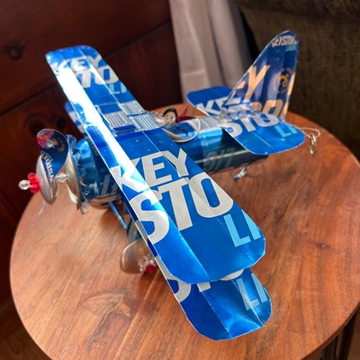 Handcrafted Beer Can Airplane Wind Spinner Airplane Can Art - Etsy