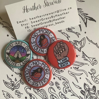 You Are on Native Land Pin - Etsy