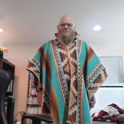 100% Wool Poncho Style Mapuche Made in Ecuador by Milmarte - Etsy