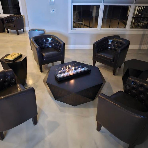 Big Tabletop Fireplace Bio Ethanol Fire Place, Powerful Economic Heater ...