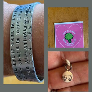 Go Vegan Follow the Chicken Feet Keychain-vegan Gift-vegan | Etsy