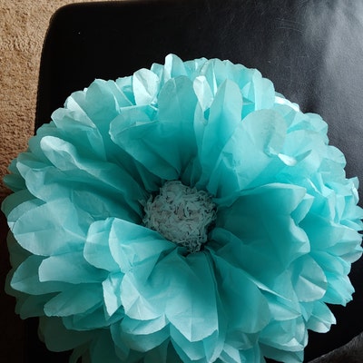 Large Robin Egg Blue Paper Flower for Home Decor Nursery - Etsy