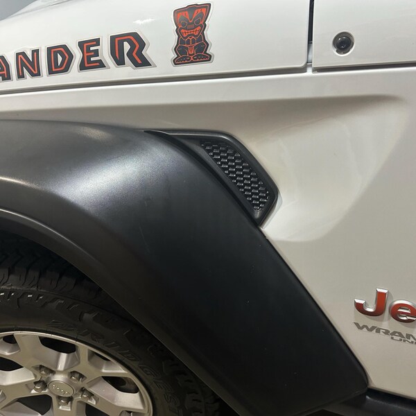 JEEP Wrangler Willys Rubicon 4xe Sahara Overland Fender Emblem Vinyl ...