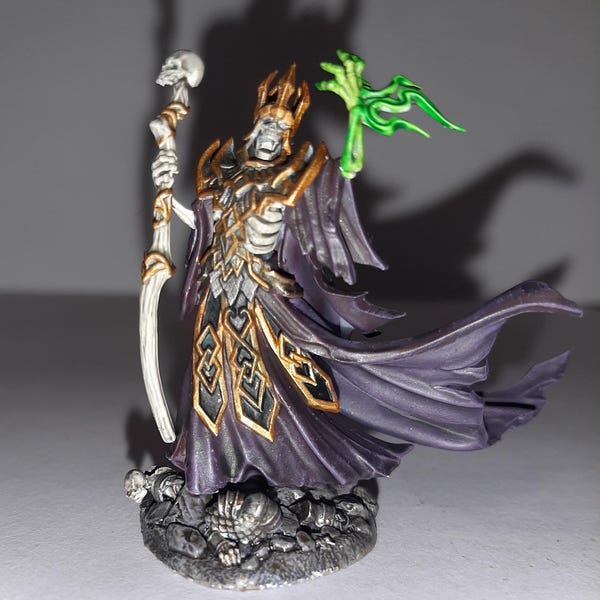 Renegade Lich Miniature for D&D, Dungeons and Dragons, Pathfinder and ...