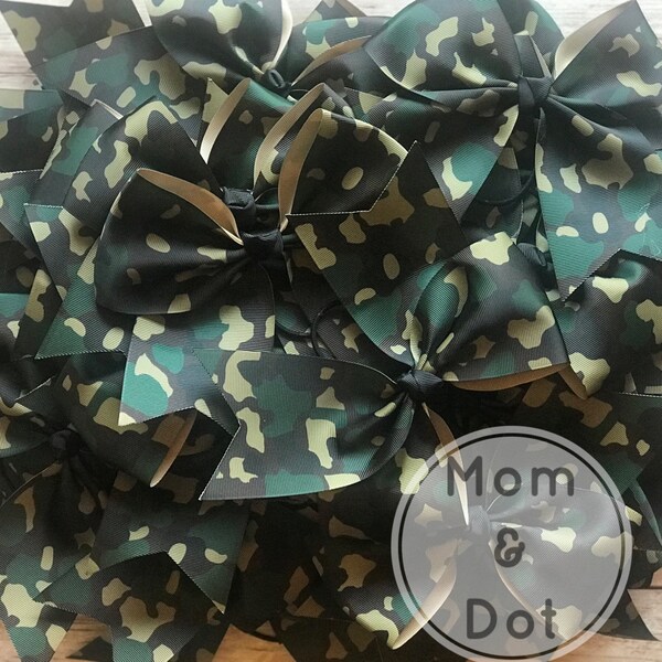 MILITARY GREEN CAMO Grosgrain Ribbon - 3/8", 3" - 5 Yards - Oh My Gosh ...