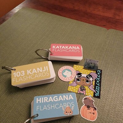 Hiragana Japanese Language Sticker Pack Sticker Sheet - Etsy
