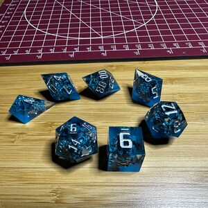 Terrarium Dice Flower Dnd Sharp Edges Dice Set, Plant Druid Dice ...