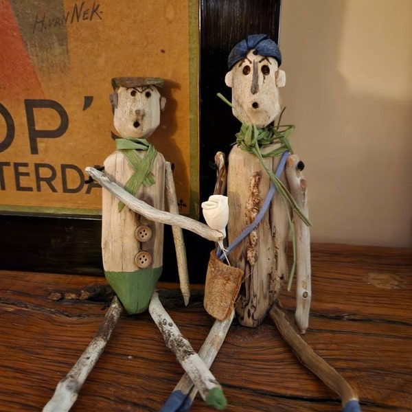 Natural Coastal Village Street 22x19x6inch Driftwood Wall Sculpture. - Etsy