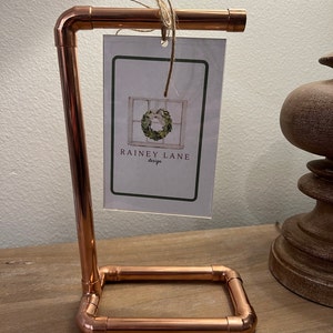COPPER TABLE NUMBER Stand/display s-frame Tall | Etsy