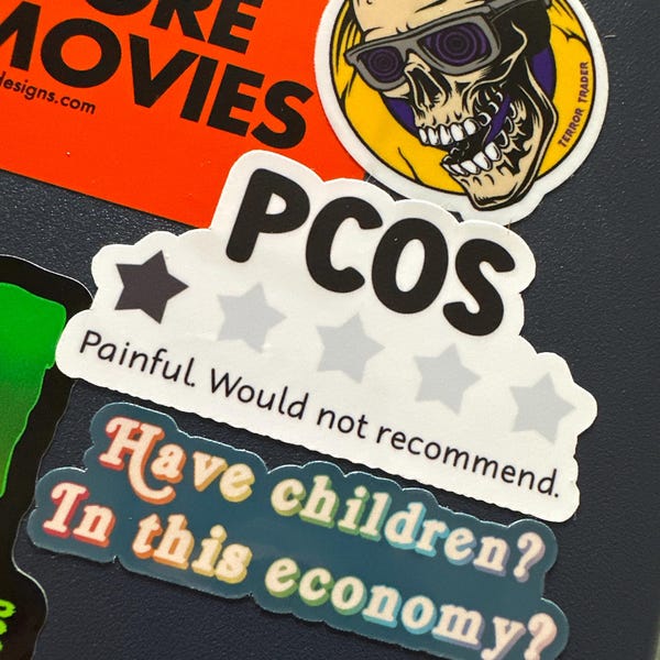 PCOS Awareness Sticker | PCOS Warrior | PCOS Strong Journal Sticker ...