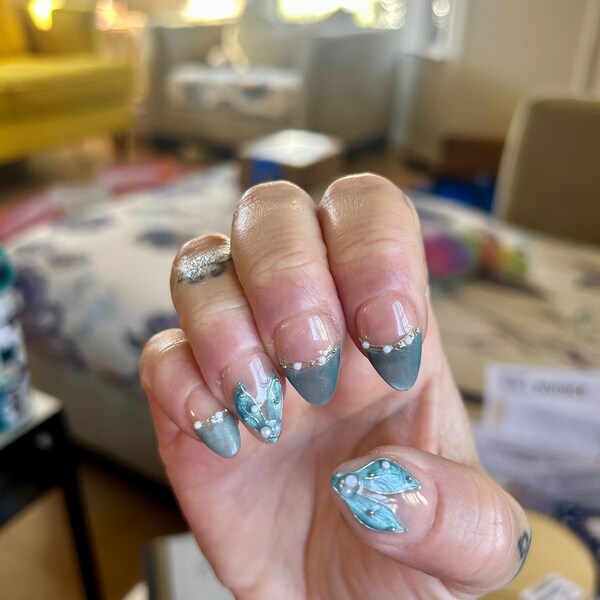 Custom Design No.84 Press on Nails Ins Nails Pretty Nails Premium Nails ...