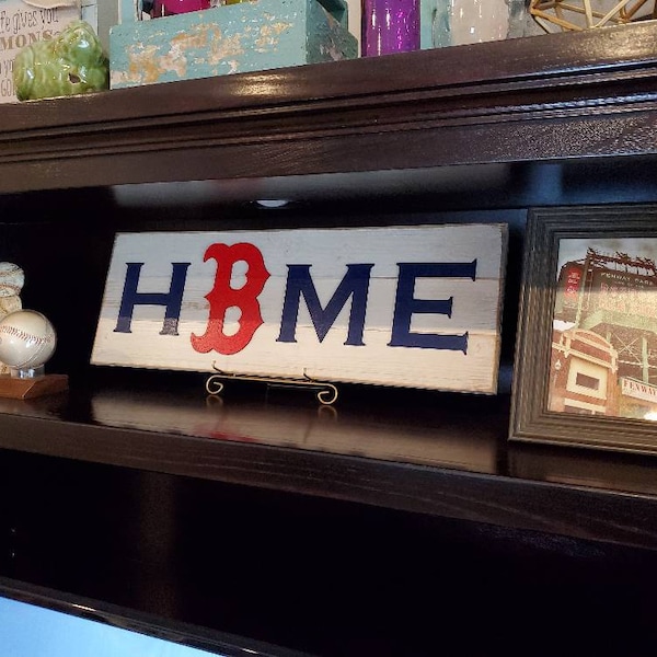 Boston Red Sox HOME Plaque, Sign - Etsy