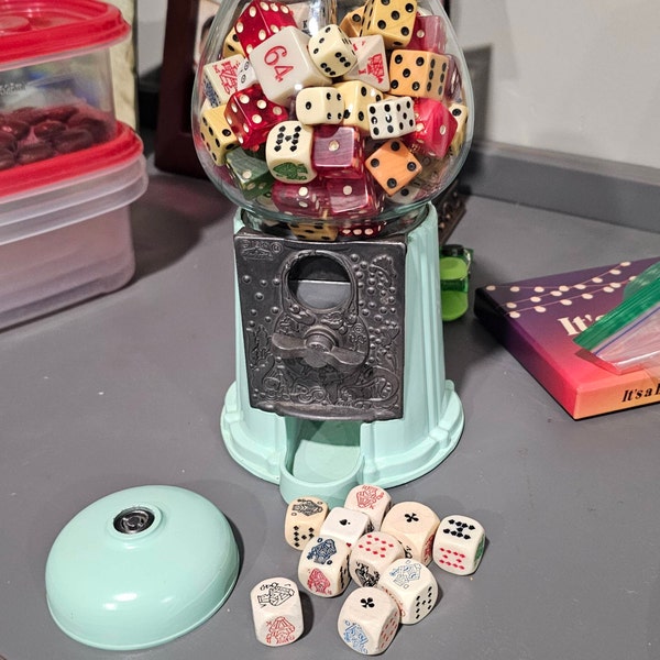 25 Vintage Dice, Dice Mix, Dice Set, Game Pieces, Colored Dice, Bulk ...