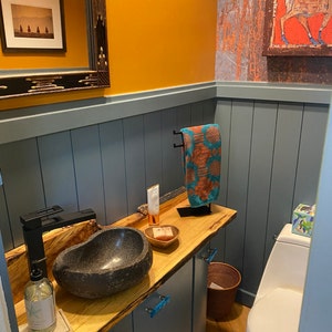 Glass Drawer Pulls in Light Blue Wave, Cabinet and Furniture Pulls ...