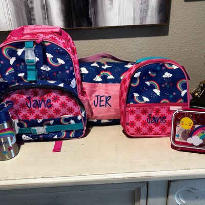 Personalized Backpack / Custom Patch Letter Backpack / Varsity Letter ...