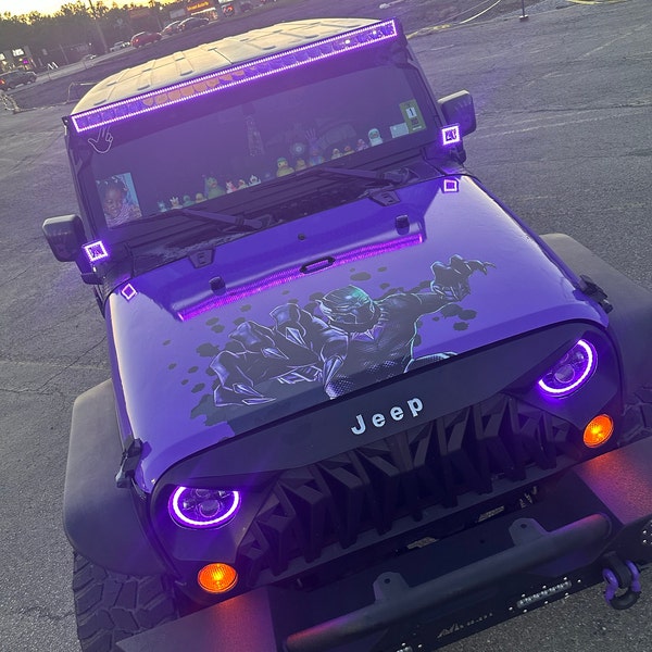 Sakura Cherry Blossom Car Livery, Japanese Oni Demon: Grey, Red, Purple ...