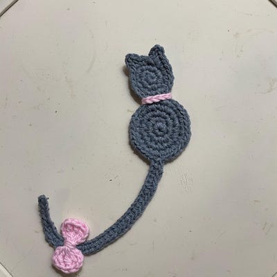 Crochet Cat Bookmark Pattern - Etsy