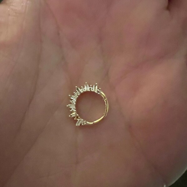 Hidden Helix Piercing 16g F136 Implant Grade Titanium Hammered Bar ...