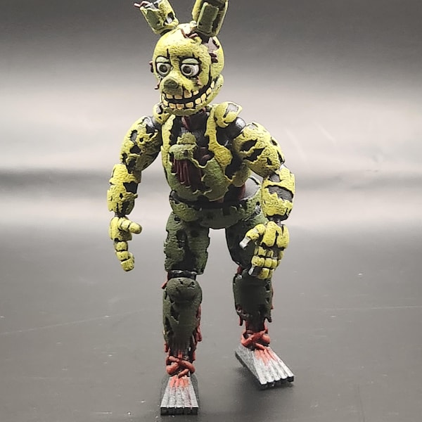 FNAF WAVE 5 | Springtrap Custom Retro Action Figure - Etsy