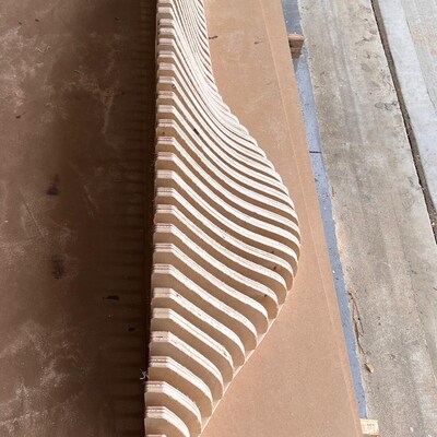 Parametric Reception Desk A-3a / Cnc Files for Cutting / Bubble Front ...