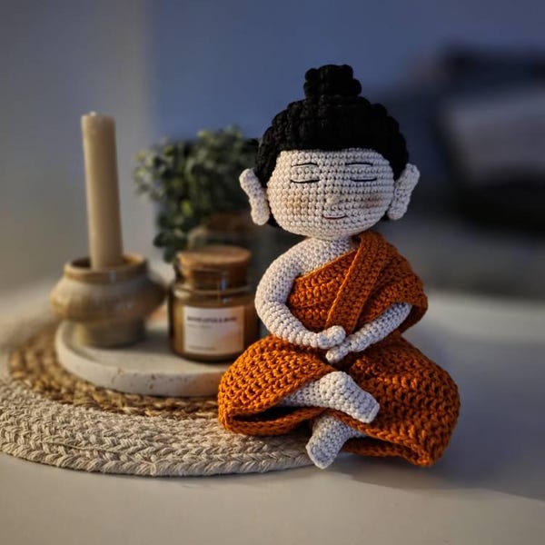 Crochet Buddha Pattern: Zen Meditation Decor (PDF Pattern) - Etsy