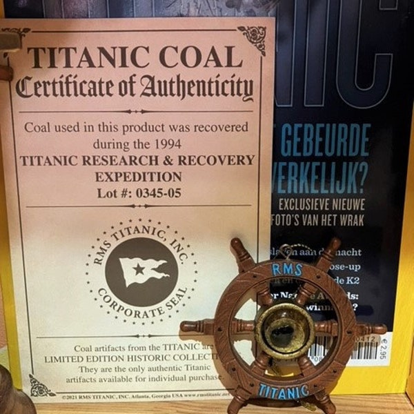 RMS Titanic Coal Coin - Limited Edition - Etsy