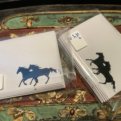 Artsy Pawing Horse hbd Card - Etsy