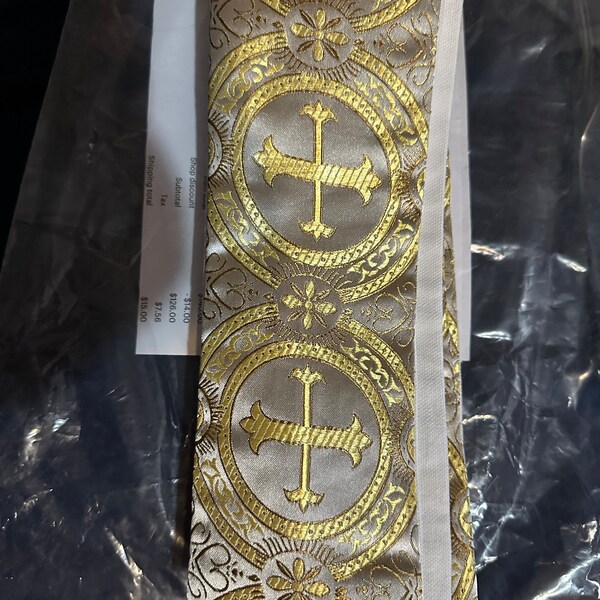 Clergy Stole, Pastor Stole, Priest Stole, Vestment, White, United ...