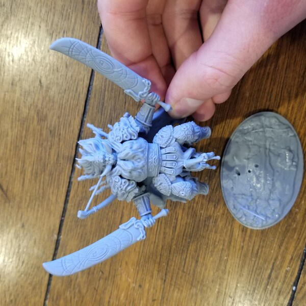 Giant Warrior Scourge / Tabletop Model / Miniature Figurine | Village's ...