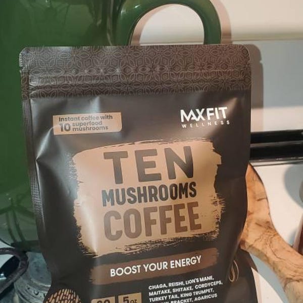 Mushrooms Instant Coffee Organic 60 Servings / Immune Boosting Coffee ...