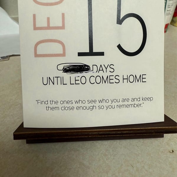 Custom Graduation Countdown Calendar - Back to School Senior Year Class ...