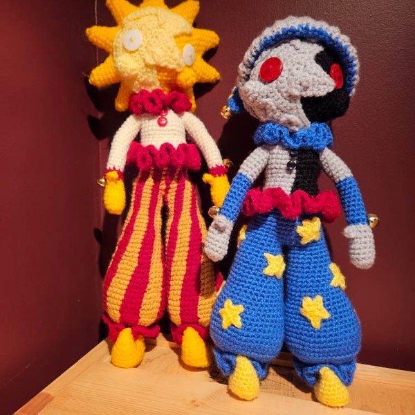 CROCHET PATTERN: Sun and Moon Dolls - Etsy