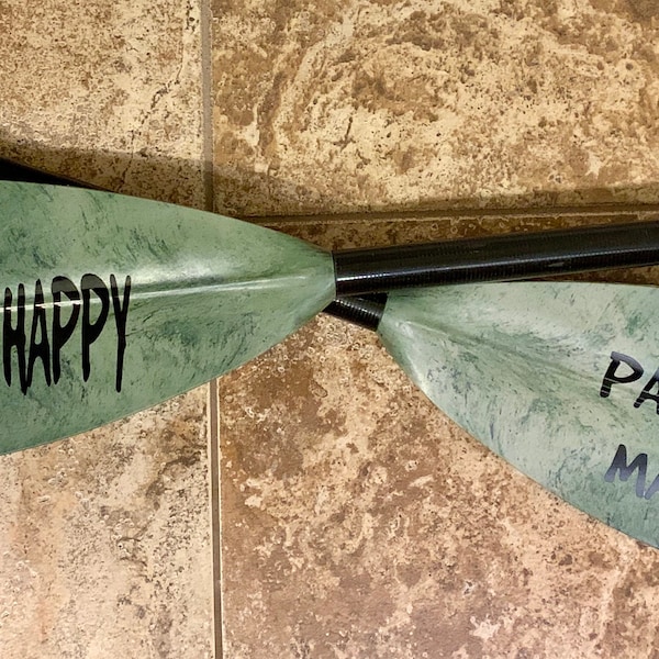 If I'm Wet I'm Happy- Vinyl Decal - Kayak Paddle Decal-sup Paddle ...