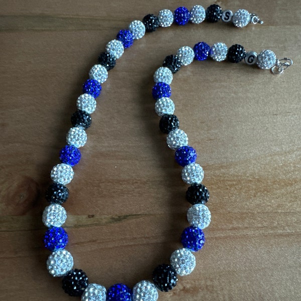 CUSTOM Rhinestone Necklace & Bracelet, Team Drip, Sparkle Necklace, MLB, Acuna, Harper, Ncaa ...