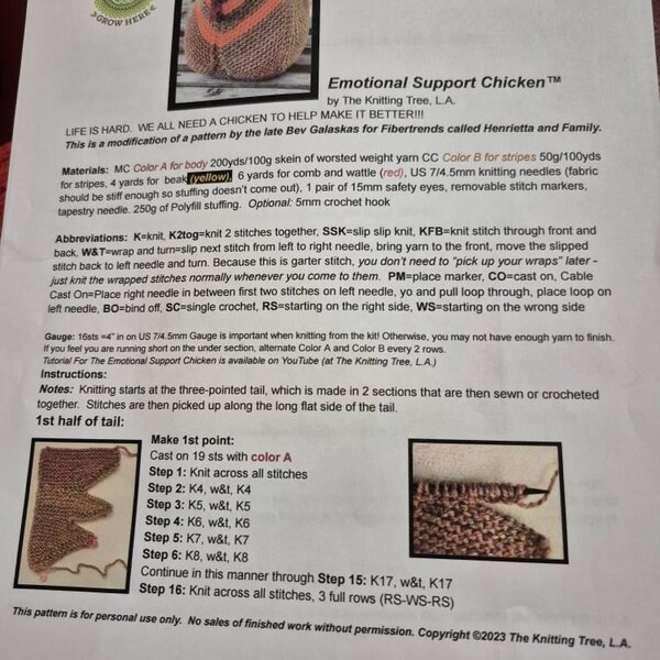 Emotional Support Chicken™ Accessories #1 - Etsy